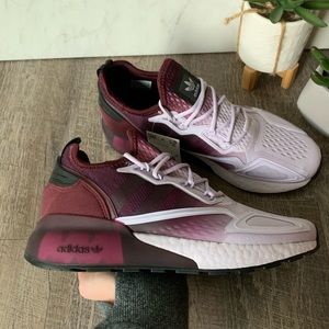 adidas | Shoes | Adidas Zx 2k Boost Purple Tintmaroon | Poshmark